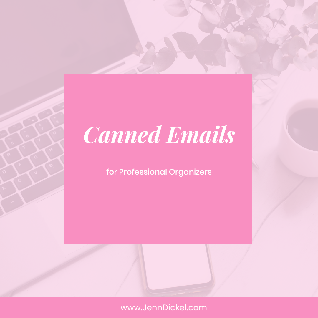 Canned Email Starter Pack - Dubsado & Process Expert | Jenn Dickel